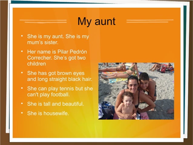 Dani Alcover's family | PPT