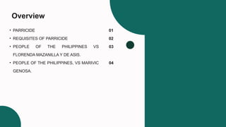 Special Crime investigation (Parricide ) | PPTX