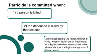 Special Crime investigation (Parricide ) | PPT