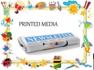 Printed Media 1 | PPT