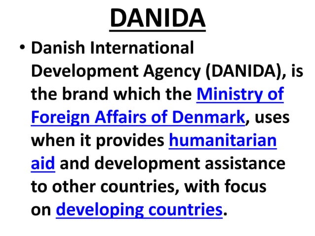 DANIDA | PPTX