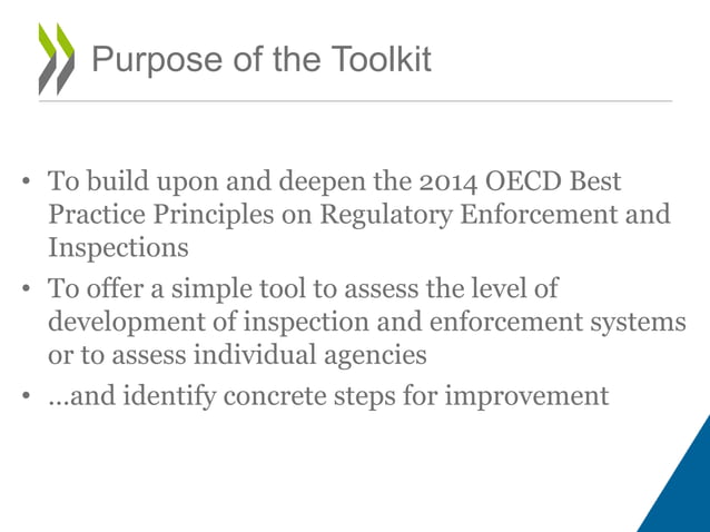 OECD Enforcement and inspection toolkit | PPT