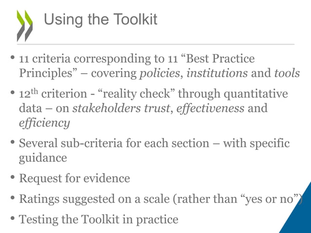 OECD Enforcement and inspection toolkit | PPT