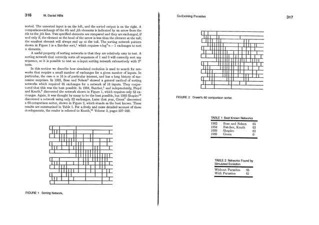 Daniel hillis 1991: co-evolving parasites sfi artificial life ii | PDF