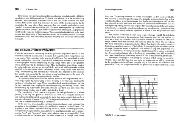 Daniel hillis 1991: co-evolving parasites sfi artificial life ii | PDF