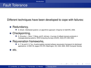 Characterizing Fault Tolerance of Genetic Algorithms in Desktop Grid Systems | PPT
