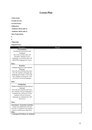 Daniel moonasar-lesson-planning | PDF