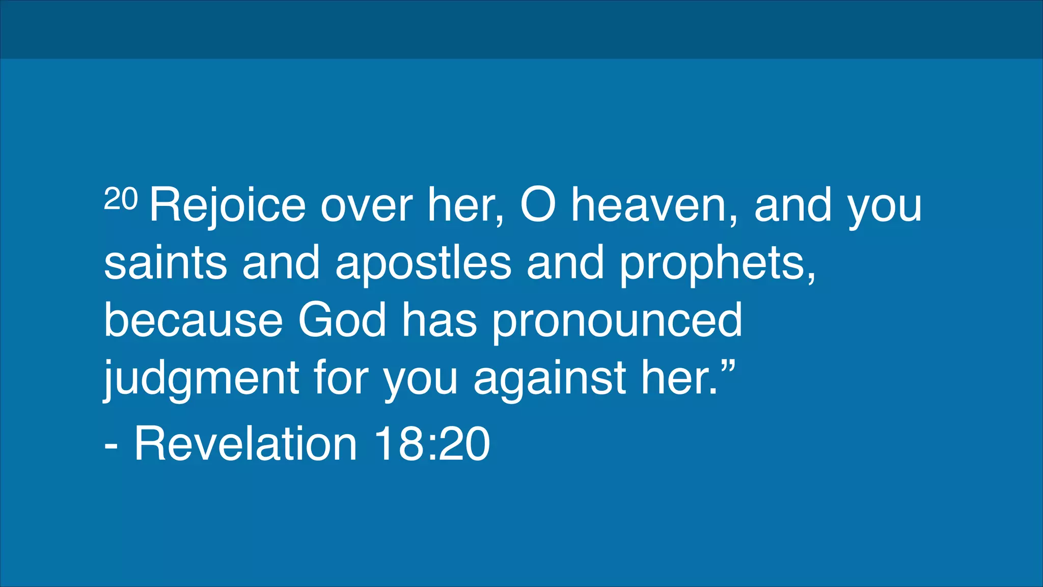 The Main Story of Revelation - Part 3 | PPT