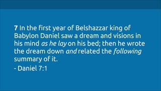 Four Visions of Daniel’s Prophecies | PDF