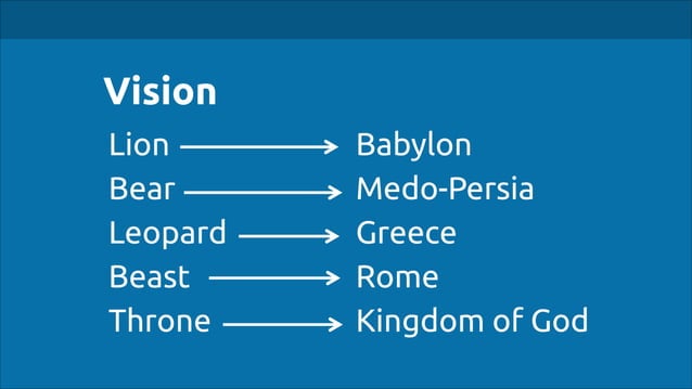 Four Visions of Daniel’s Prophecies | PDF | Christianity | Religion ...