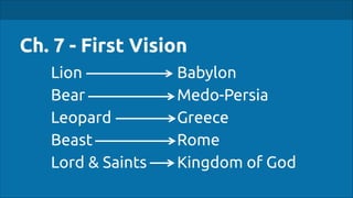 Four Visions of Daniel’s Prophecies | PDF
