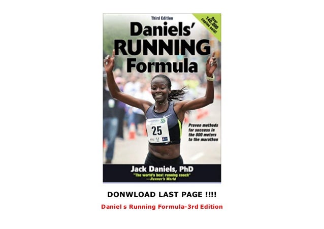 Daniel s Running Formula-3rd Edition
