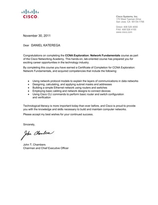 Daniel Certificate | PDF | Computer Networking | Computing