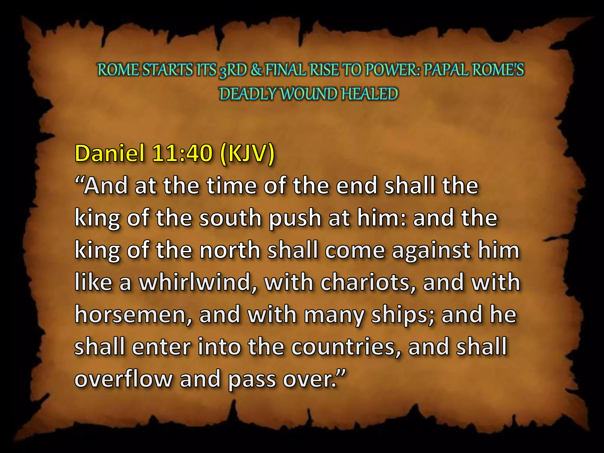 Daniel 11: 40-45 | PPTX