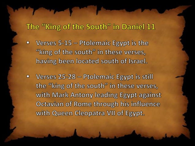 Daniel 11: 40-45 | PPTX | Christianity | Religion & Spirituality
