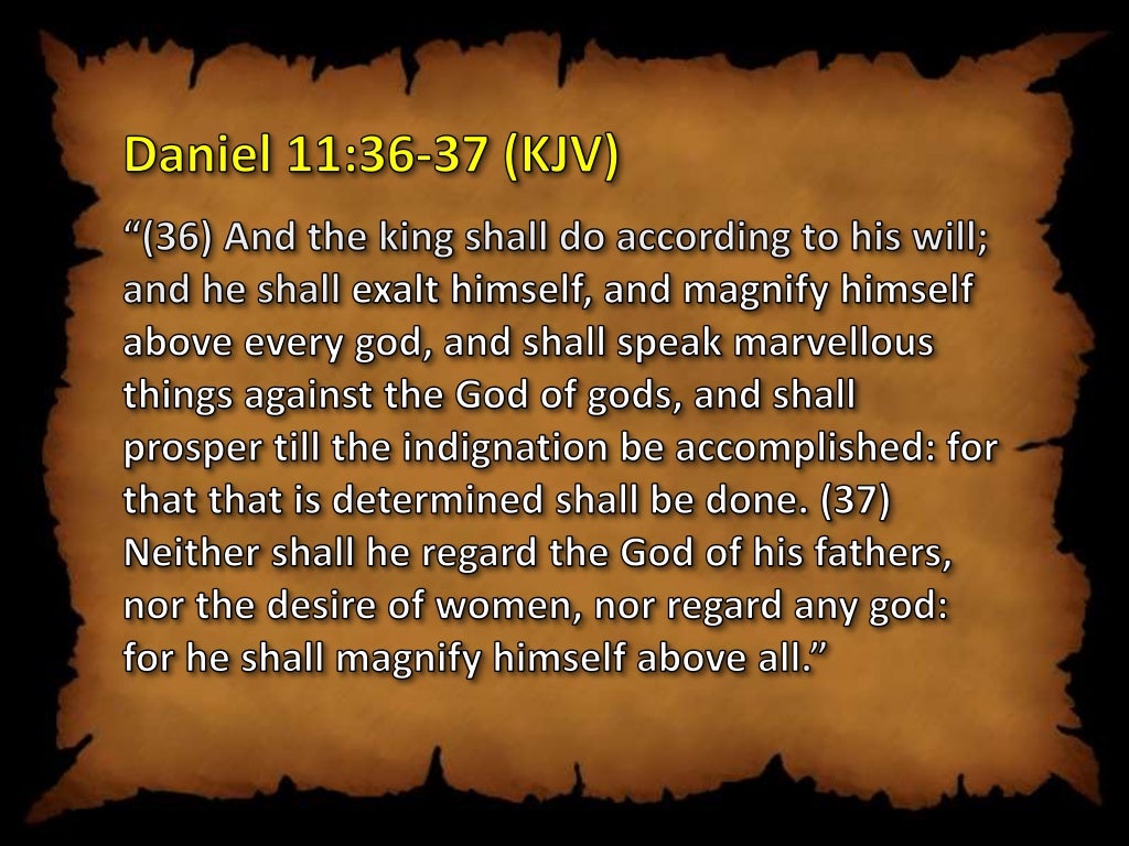 Daniel 11: 40-45