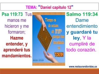 Daniel 12 terminado | PPT