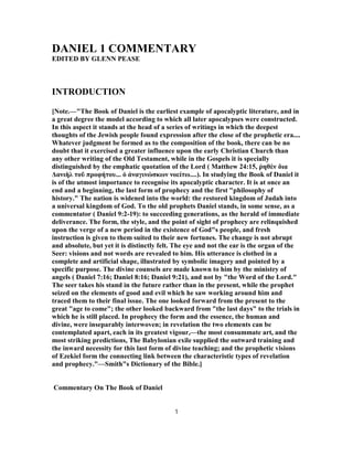 Daniel 1 commentary | PDF