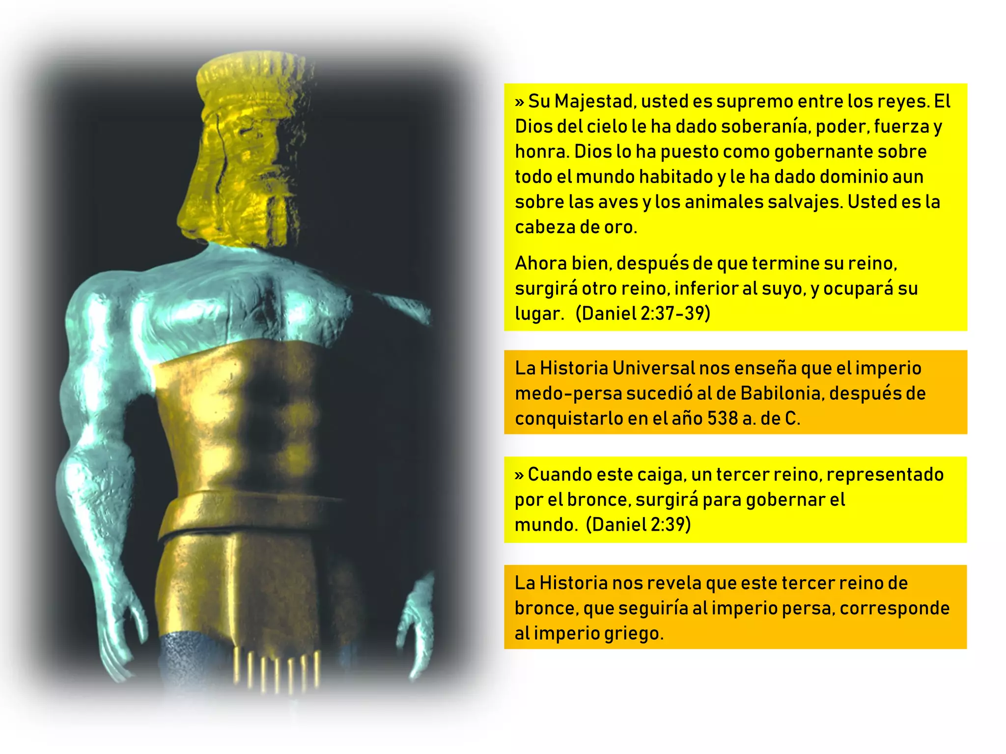 Daniel 2: Daniel interpreta el sueño del rey Nabucodonosor | PDF