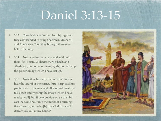 Daniel3&4 the fiery furnace and the fall of nebuchadnezzar | PDF ...