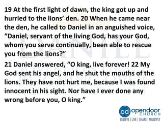 Daniel 6 | PPT