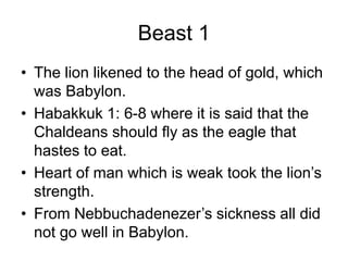 daniel 7.ppt . the book of Daniel disected. | PPT