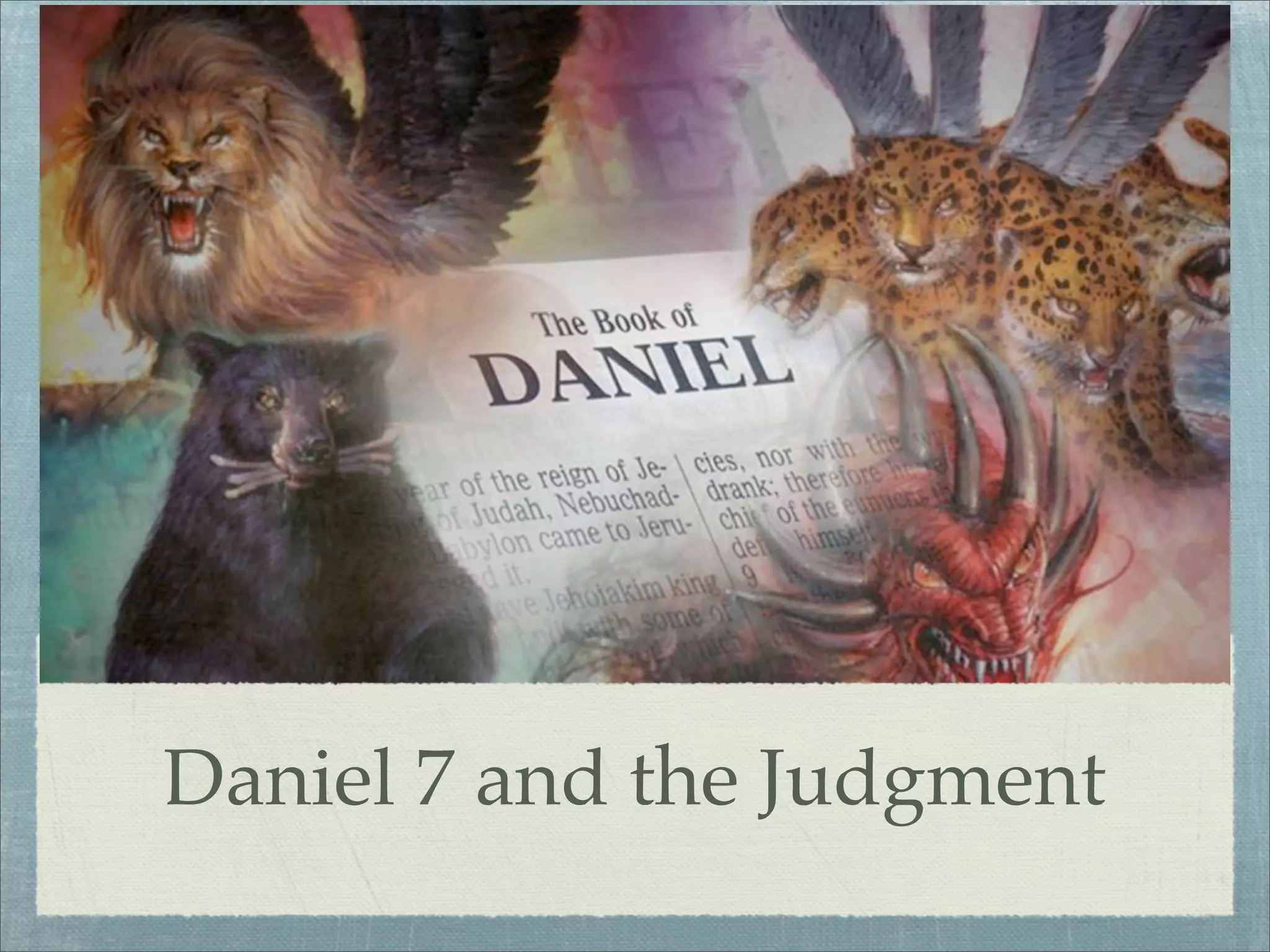 Daniel7 the judgment | PDF