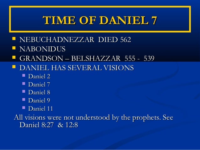 Daniel 7 - 4 Beasts