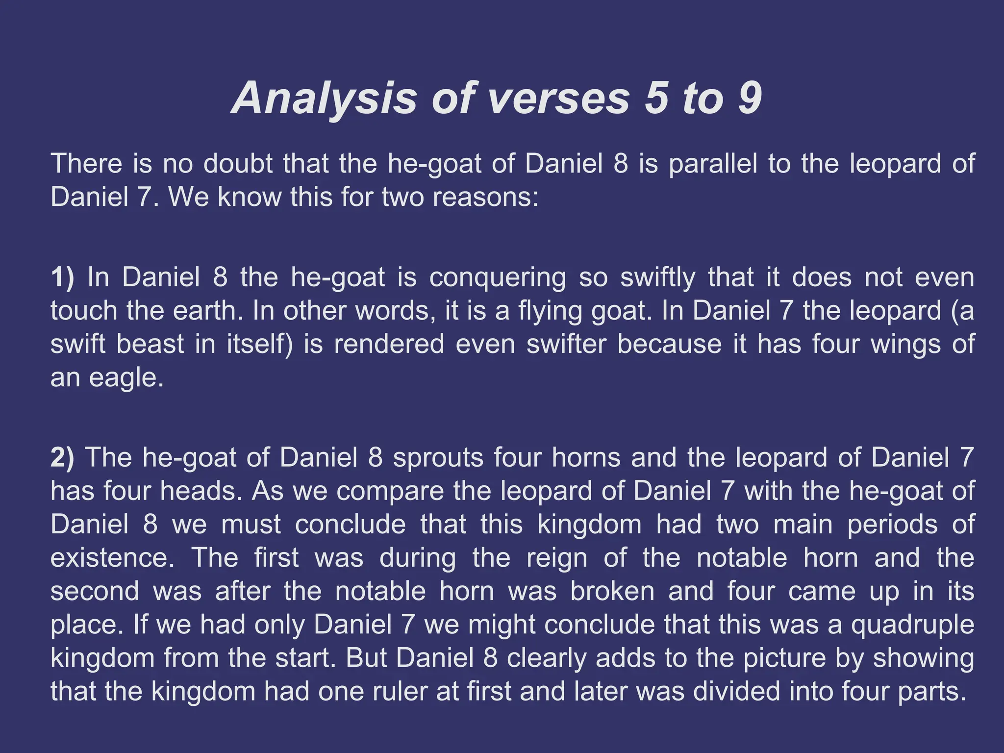 Study of Daniel chapter 8 verse by verse | PDF