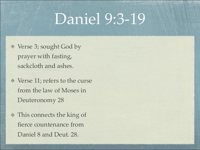 Daniel9&10 daniels's two prayers