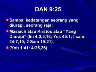 Daniel 9 – bagian 2 | PPT