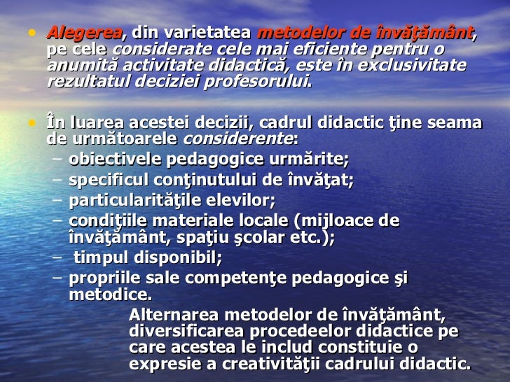 Daniela M Metode De Predare