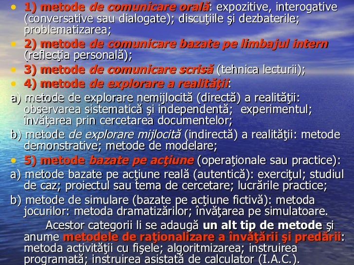 Daniela M Metode De Predare