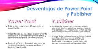 PowerPoint y Publisher | PPTX