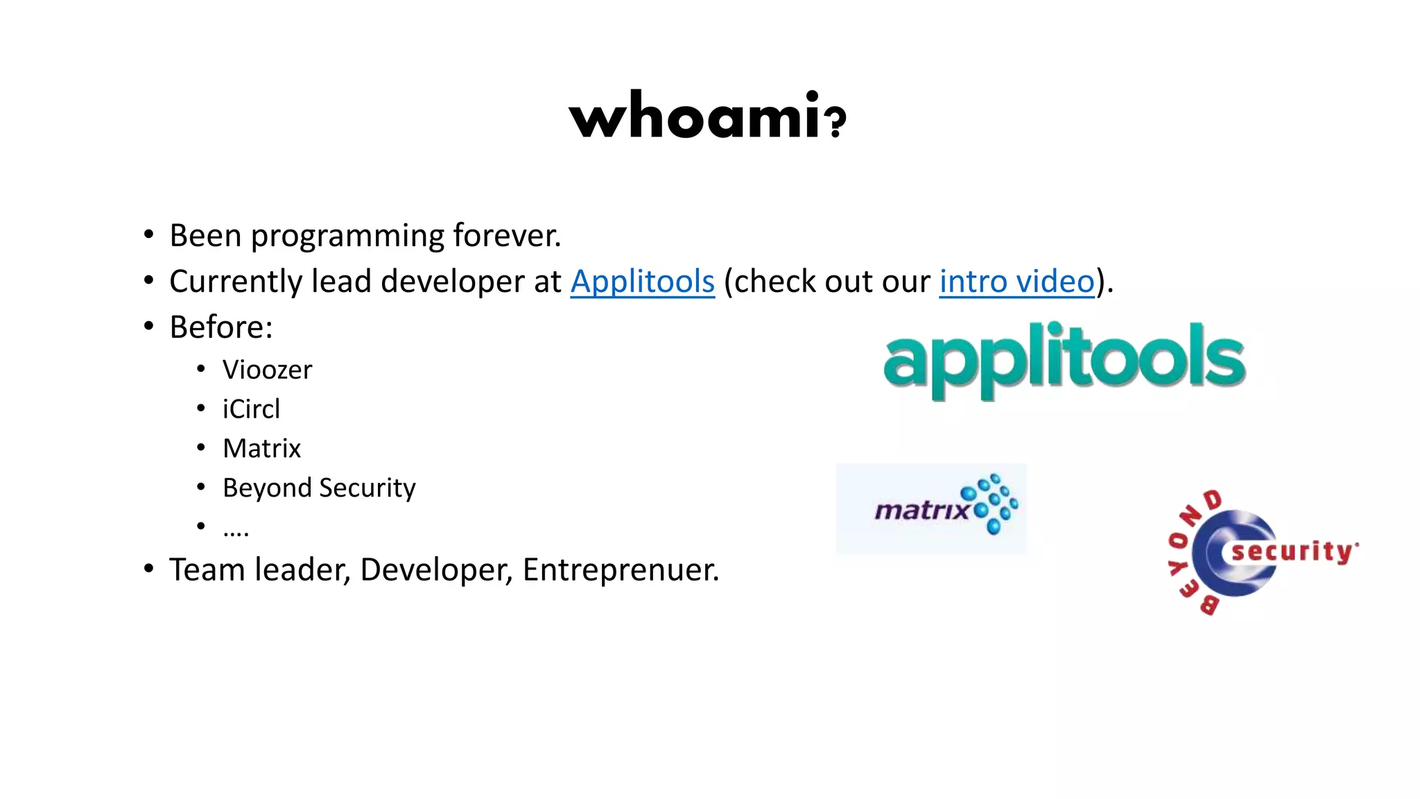 Appium Overview - by Daniel Puterman | PPT