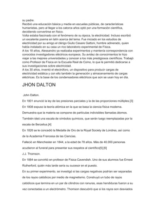 BIOGRAFIA DE 5 CIENTIFICOS IMPORTANTES | DOCX