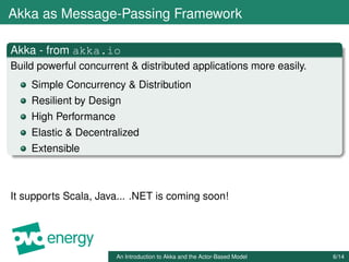Scala Italy 2015 - An Introduction to Akka and the Actor Based Model | PPT