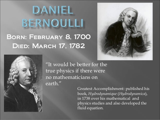 Daniel Bernoulli