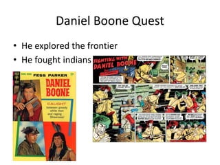 Daniel Boone Kentucky David C. | PPTX