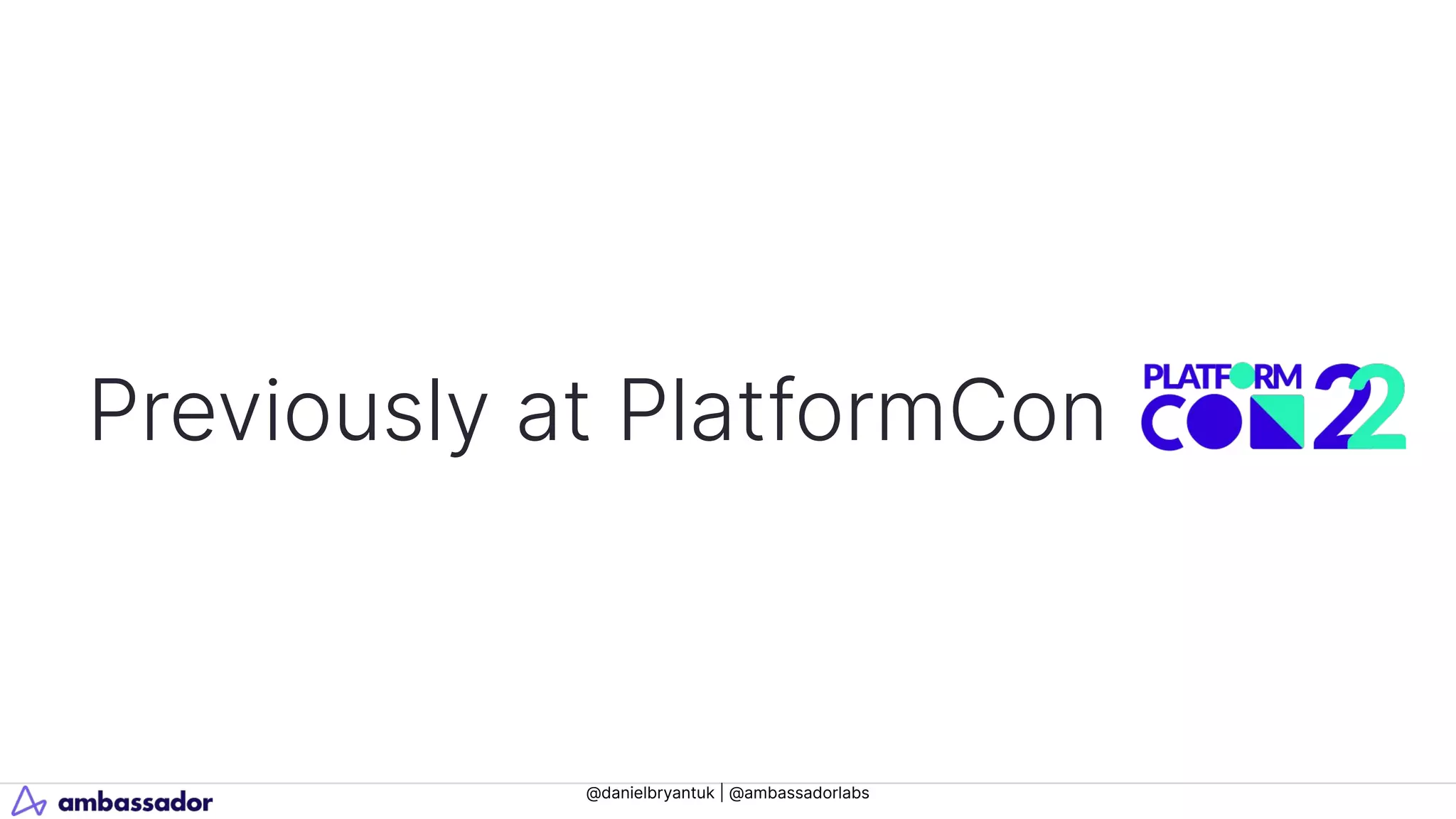 PlatformCon 23: "The Busy Platform Engineers Guide to API Gateways" | PPT
