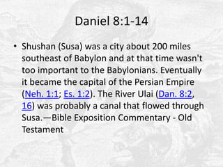 Daniel chapter 8 | PPTX