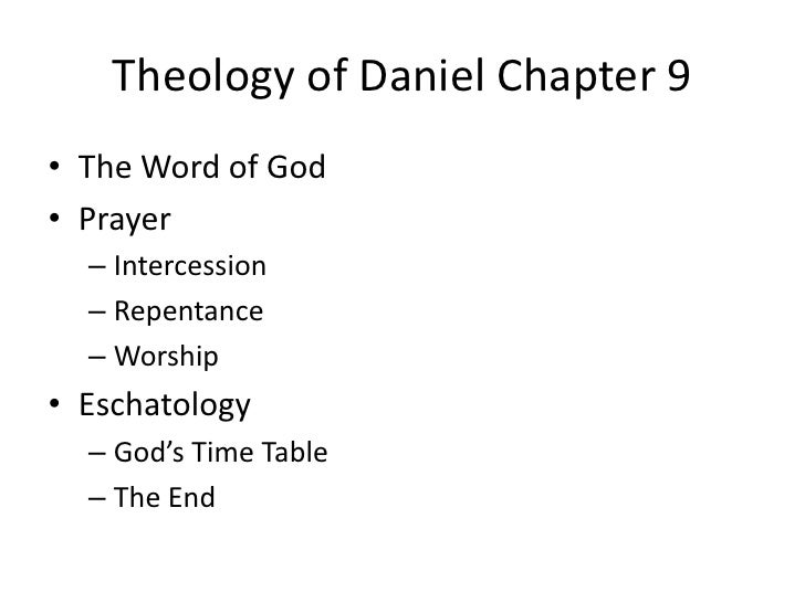 Daniel chapter 9 Pt. 1