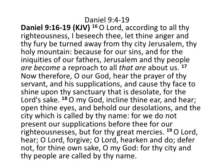 Daniel chapter 9 Pt. 1