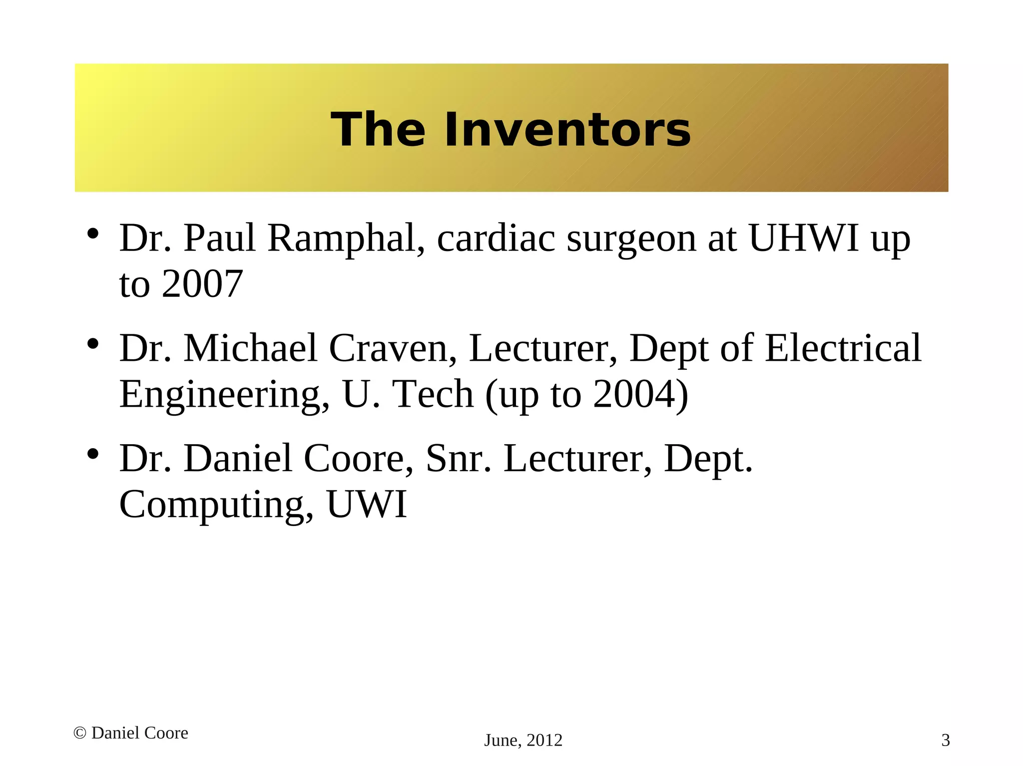 Jamaican Technology Impacting the World: The story of the UWI cardiac ...