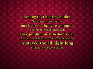 Daniel, Daniel, Servant of the Lord.pptx