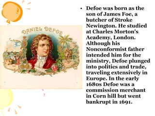 Daniel Defoe | PPT