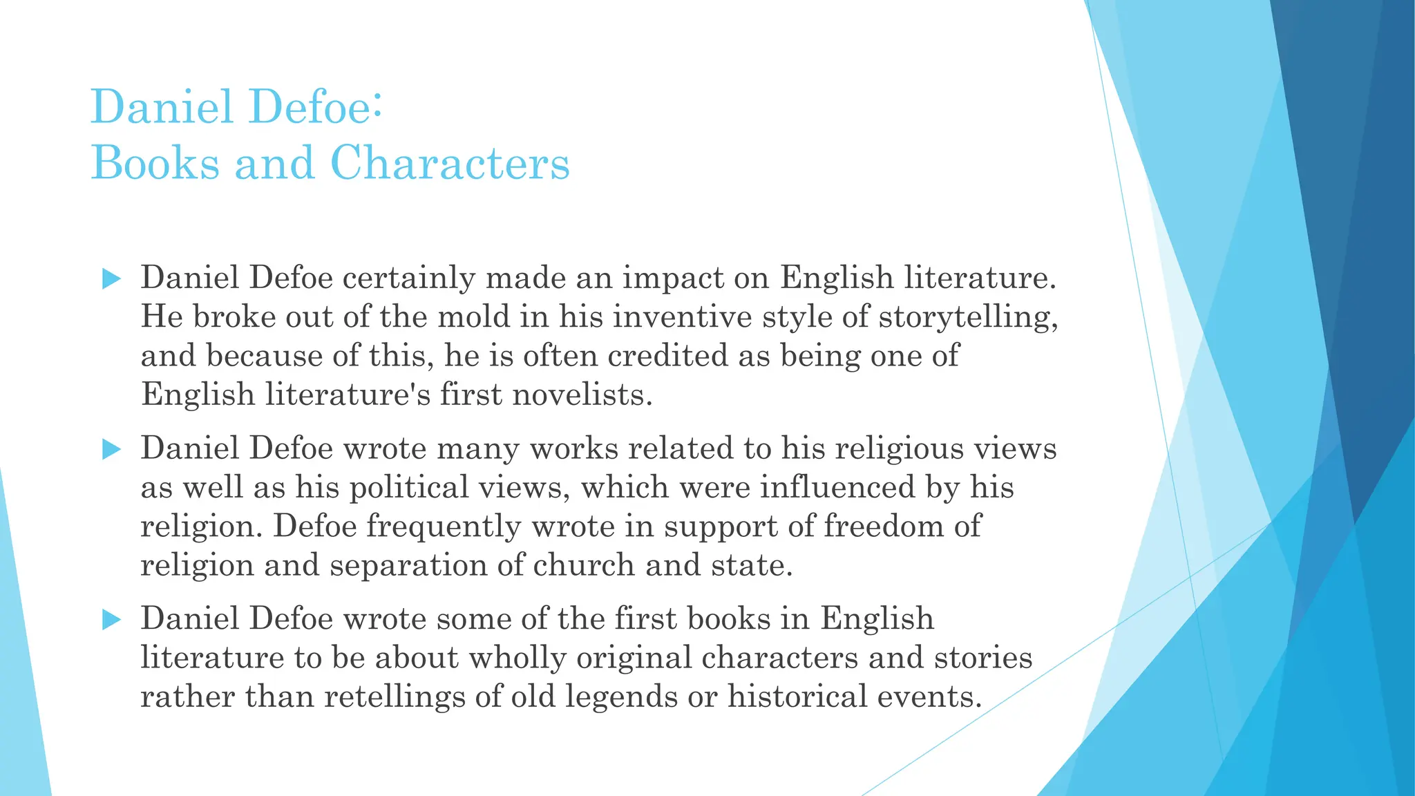 Daniel Defoe Life and works English Literature.pptx