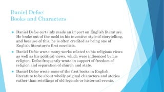 Daniel Defoe Life and works English Literature.pptx