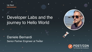 Developer Labs and the Journey to Hello World | PPT