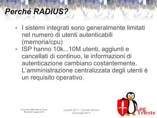 free radius 201106 | PPT